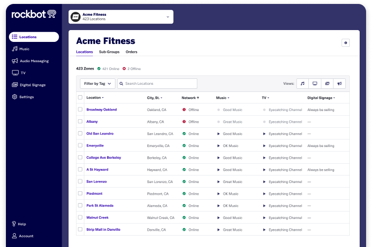 Control the Music At Your Business | Rockbot